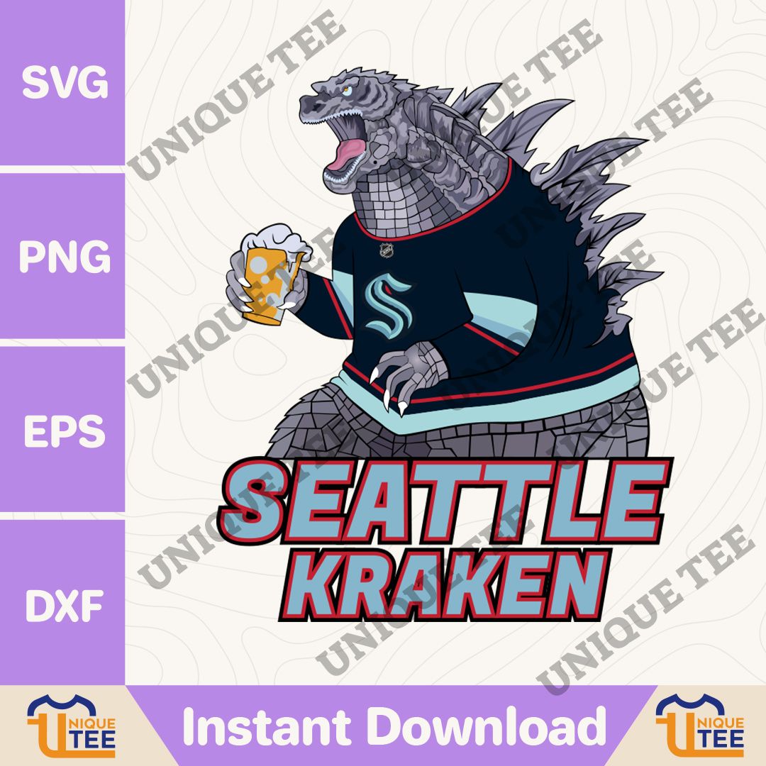 Seattle Kraken Svg, Instant Download, Game Day, Soprts Svg, | Inspire ...