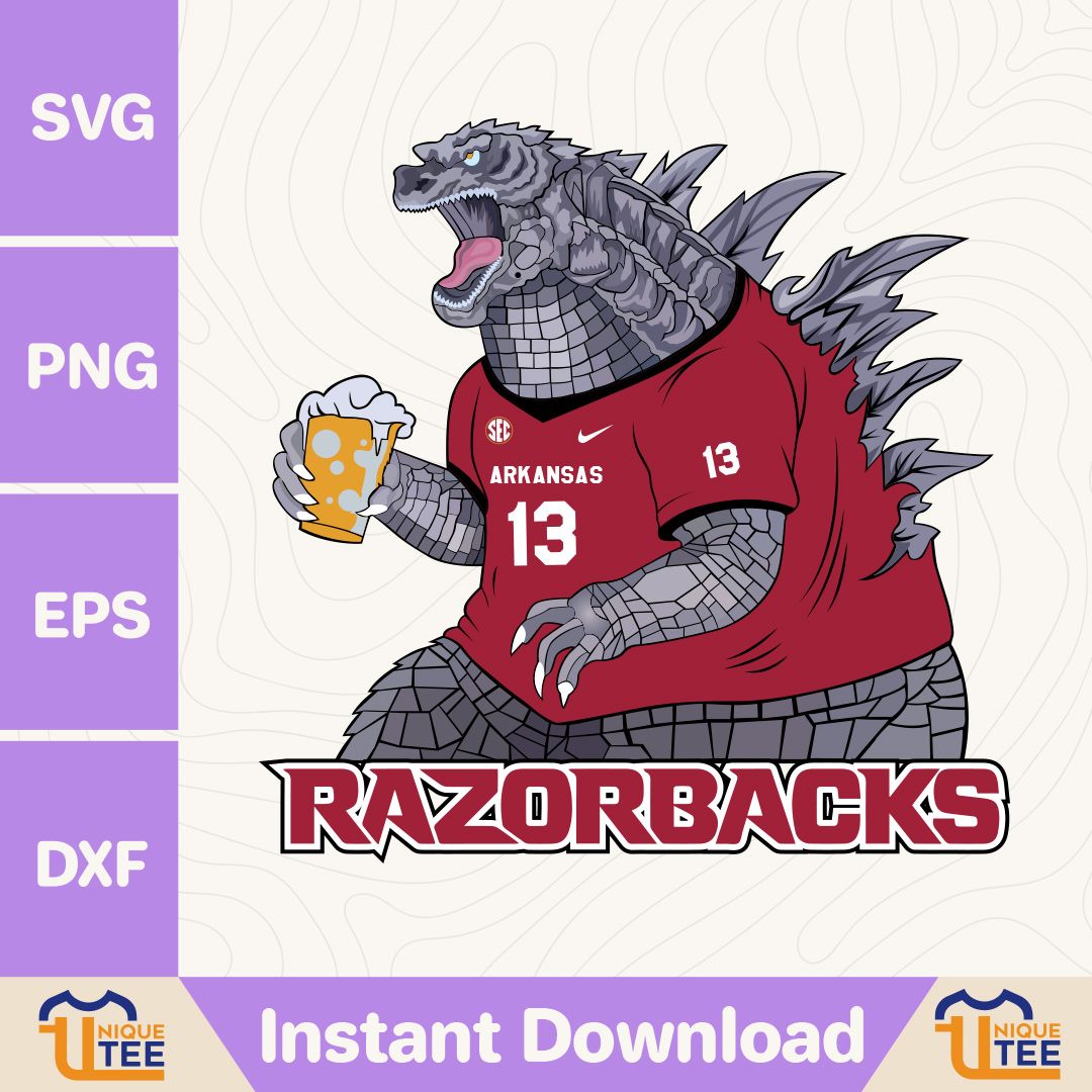 Arkansas Razorbacks Svg, Football Team Svg, College Svg, Sub | Inspire ...