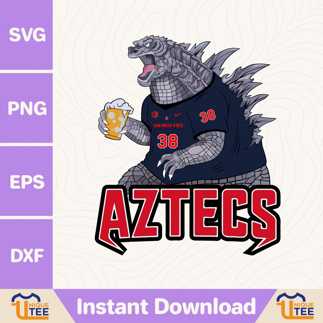 San Diego State Aztecs Svg, Layered Svg for Cricut, Sublimat | Inspire ...