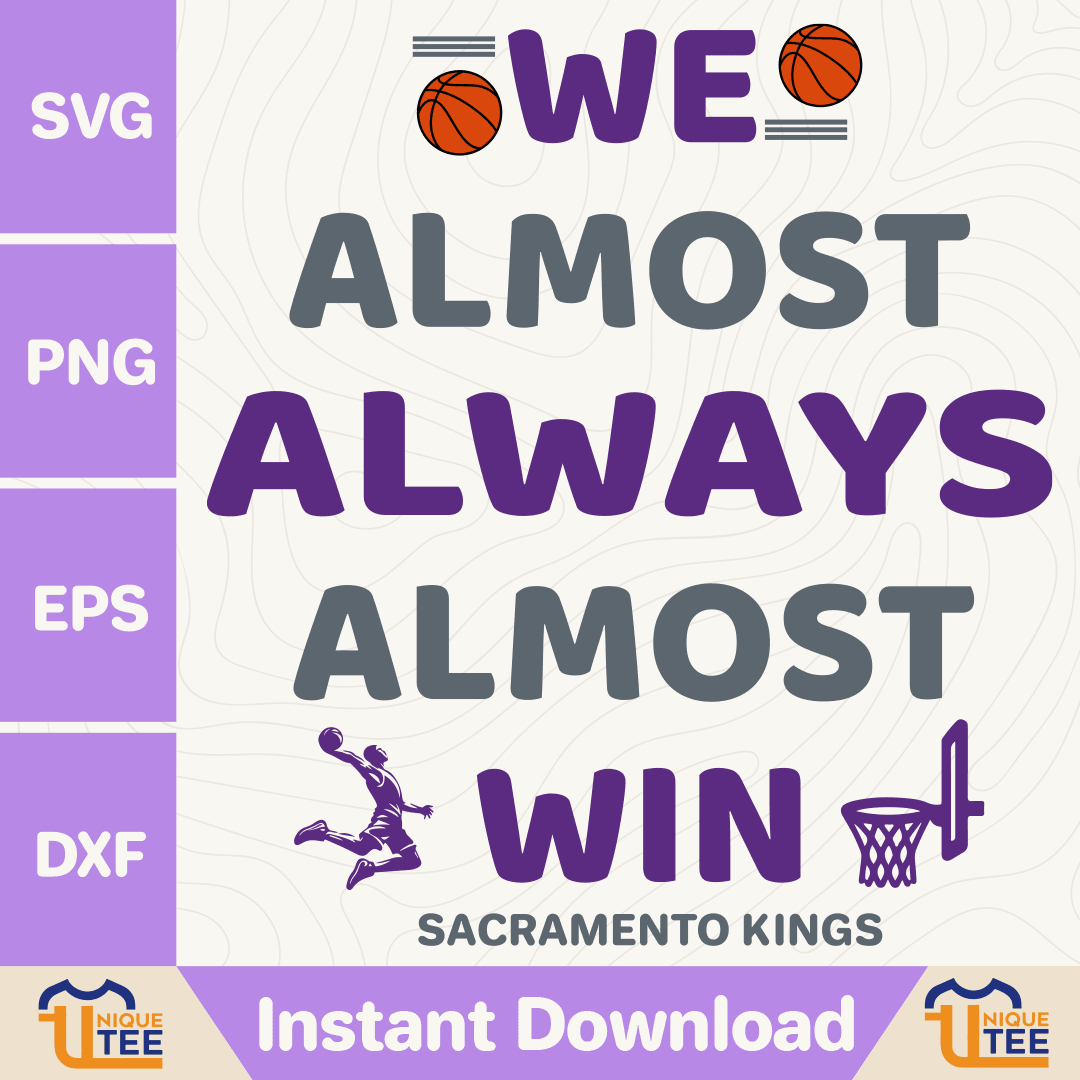 Sacramento Kings Svg, Basketball Team Svg, Instant Download, | Inspire ...