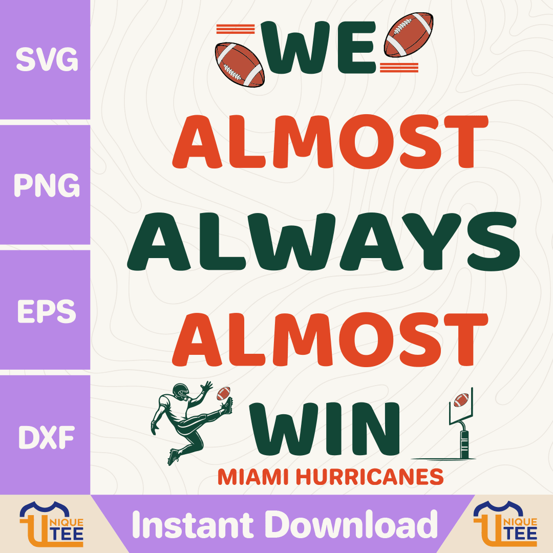 Miami Hurricanes Svg, Football Team Svg, Logo Svg, Clipart, | Inspire ...