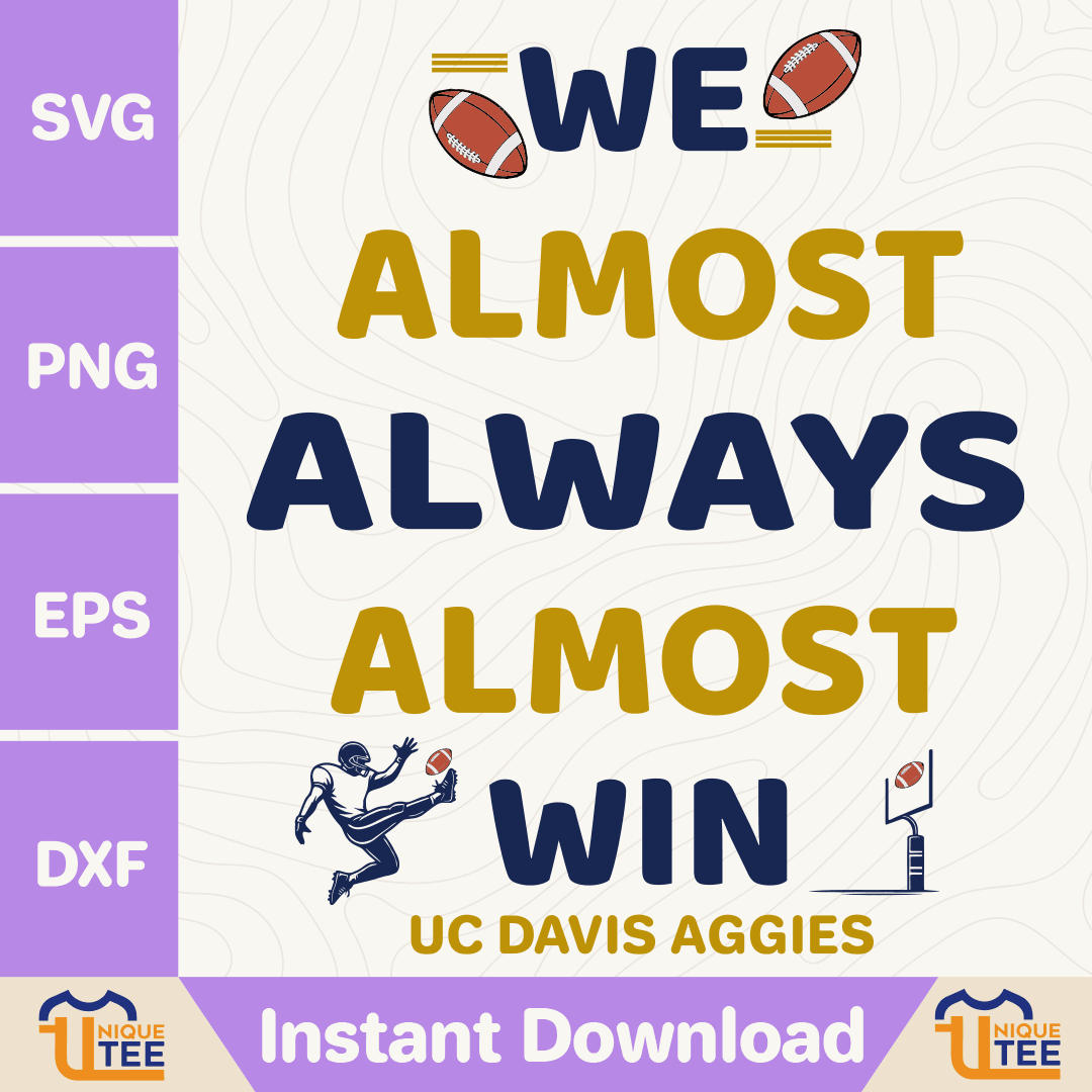 UC Davis Aggies Svg, Football Team Svg, Instant Download, Sp | Inspire ...