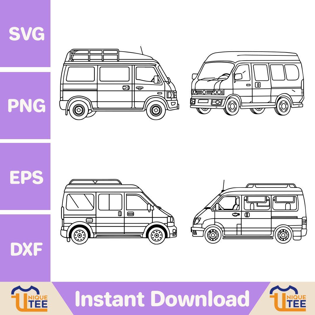 Mpv Car Svg Bundle, Custom Car Art Collection, Multi-Purpose | Inspire ...