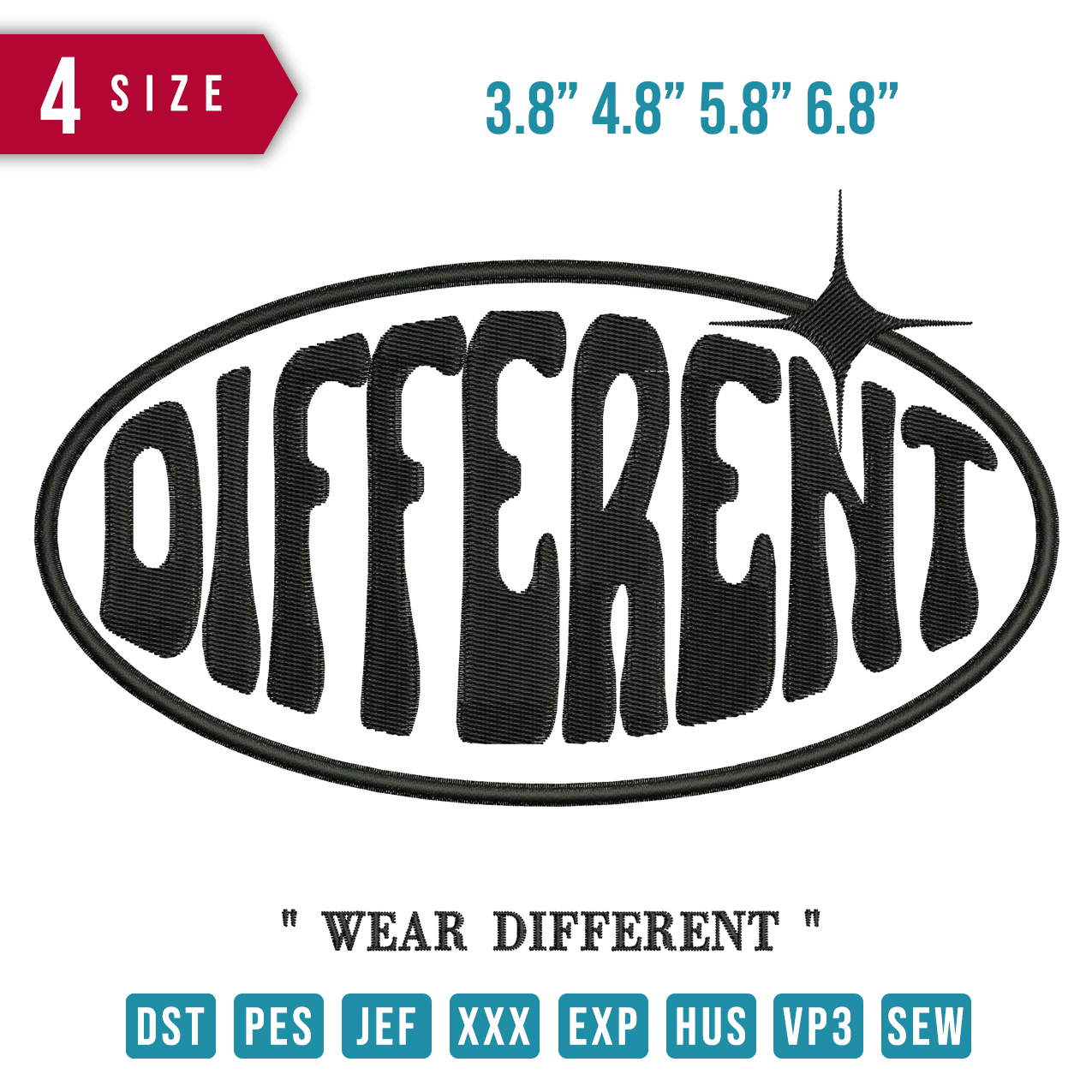 wear /Logo Embroidery Design/ design/ Embroidery Pattern/ De | Inspire ...