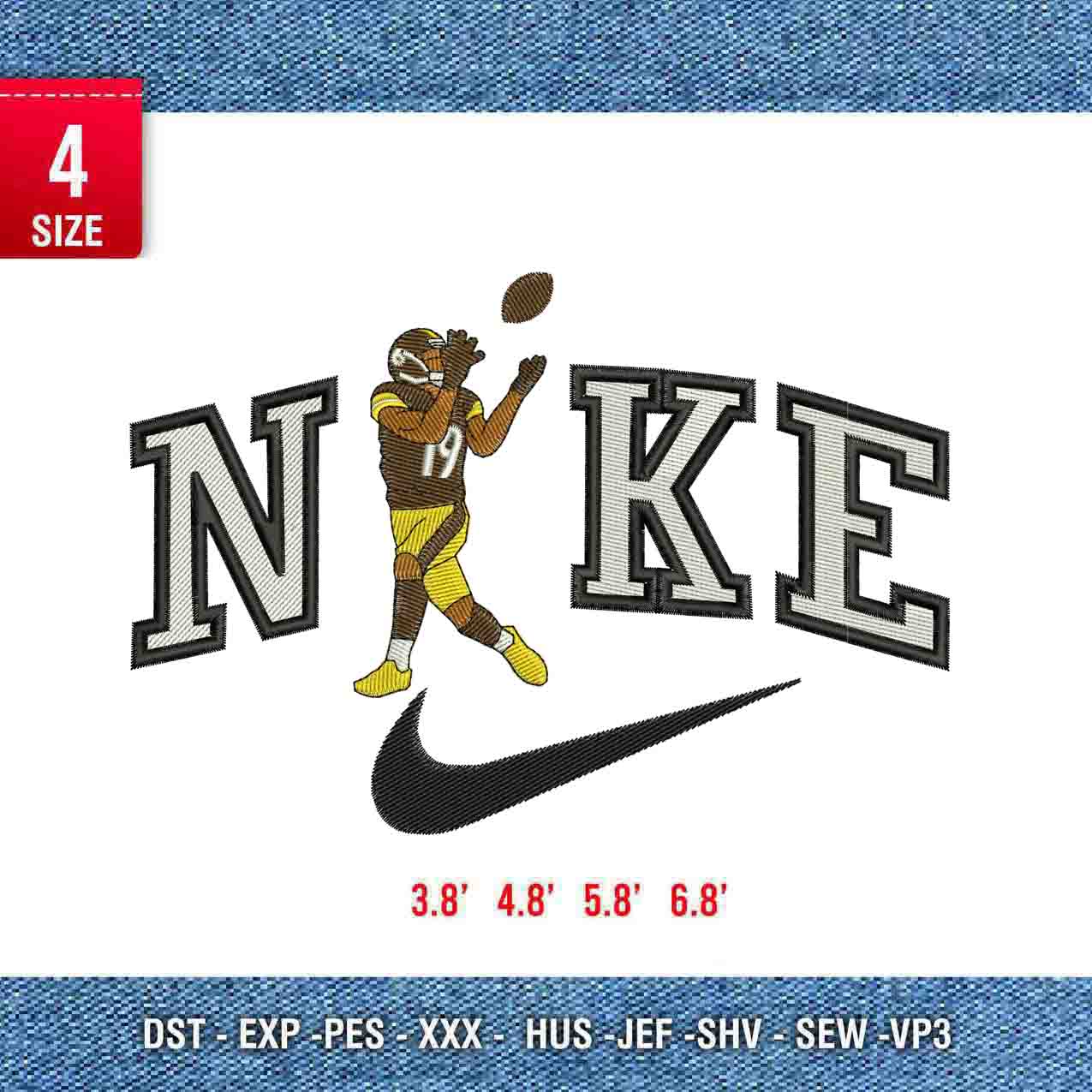 Ultimate Nike-Inspired Football Embroidery Designs: Kick Off | Inspire ...