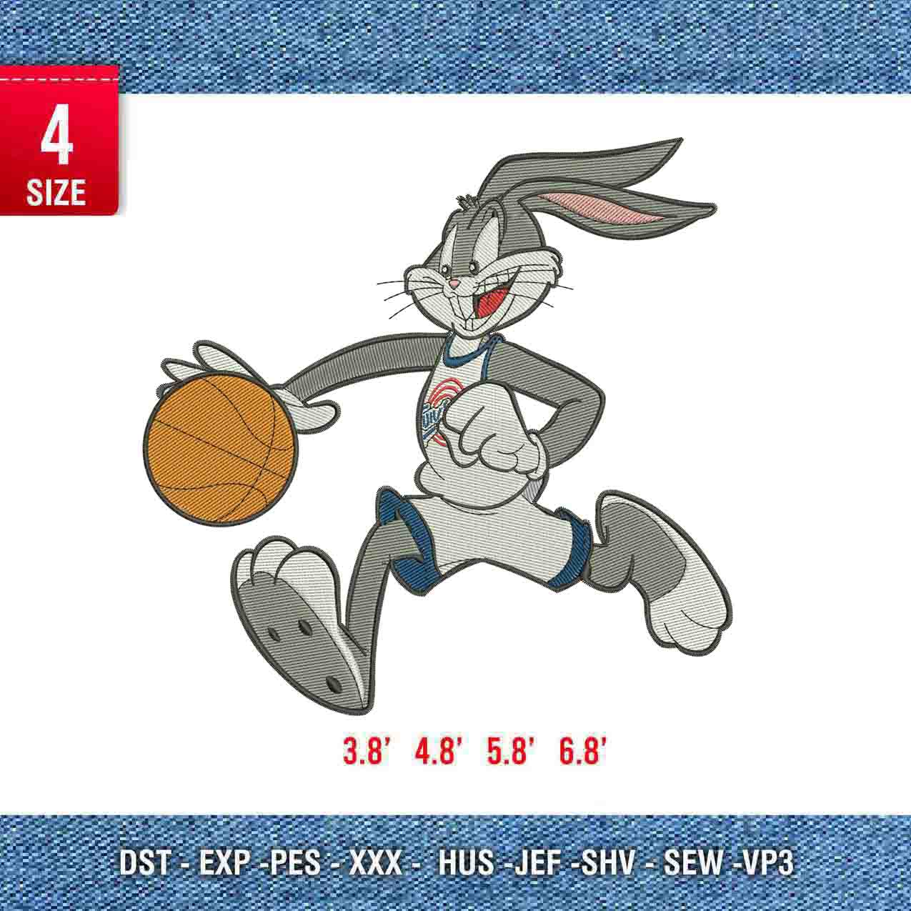 bugs bunny / Logo Embroidery Design/ Anime design/ Embroider | Inspire ...