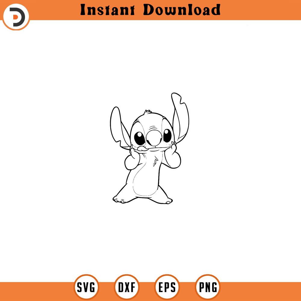 Stitch instant download digital file svg, png, eps, jpg, and - Inspire ...