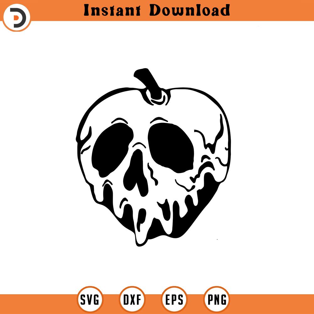 Poison Apple svg, Evil Queen, Villain, svg, png, dxf, jpeg, | Inspire ...