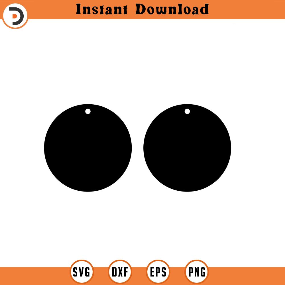 Circle Earring svg, Earrings SVG, svg, png, dxf, jpeg, Digit | Inspire ...