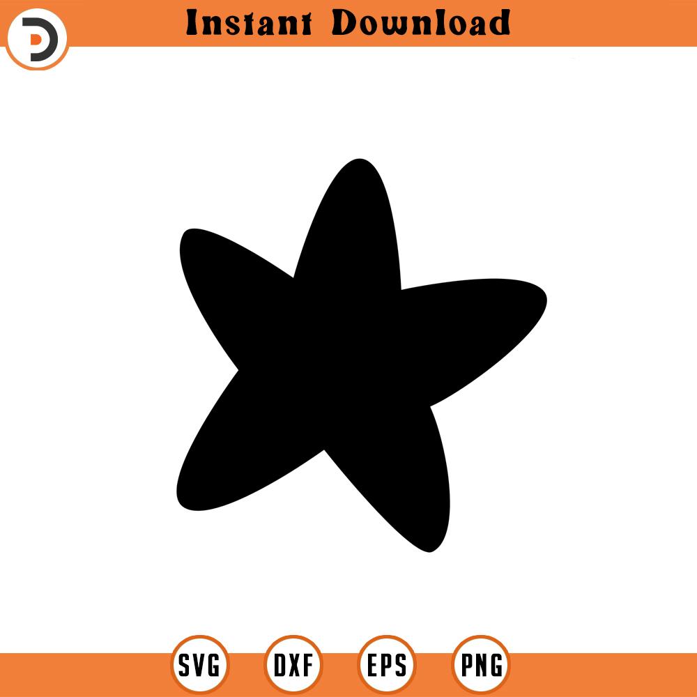 Star SVG, Drawn Star, Shape, svg, png, dxf, jpeg, Digital Do | Inspire ...