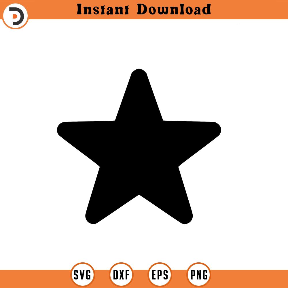 Star SVG, perfect star, solid, Shape, svg, png, dxf, jpeg, D | Inspire ...