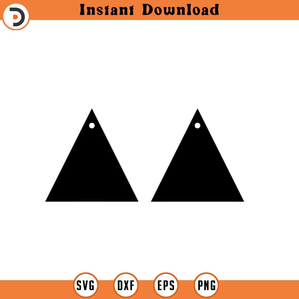 Triangle Earring svg, Earrings SVG, svg, png, dxf, jpeg, Dig | Inspire ...