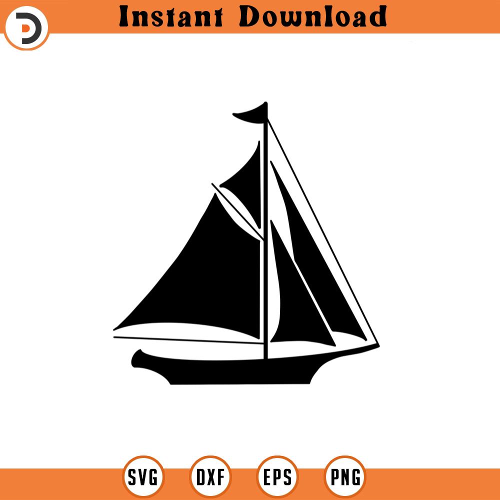 Sailboat svg, Sailing SVG, svg, png, dxf, jpeg, Digital Down | Inspire ...