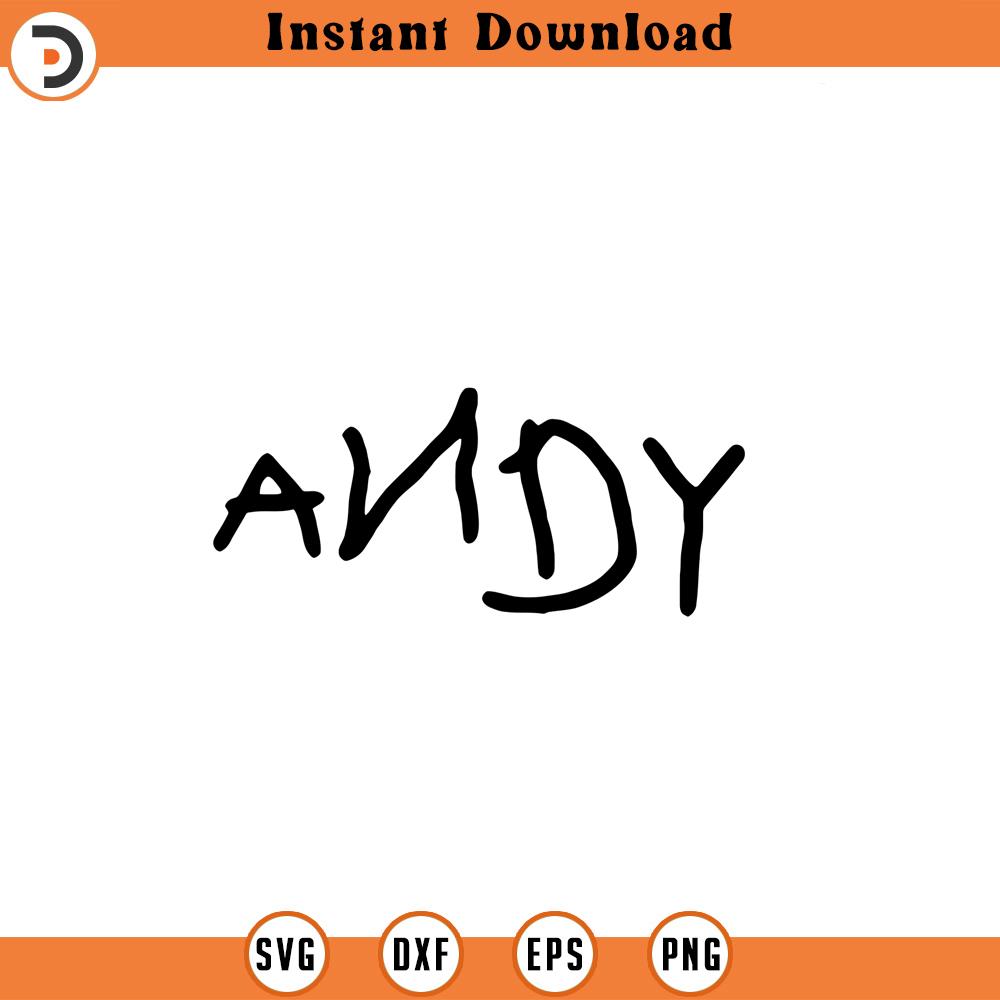 Andy svg, svg, Toy Story, png, dxf, jpeg, Digital Download, | Inspire ...