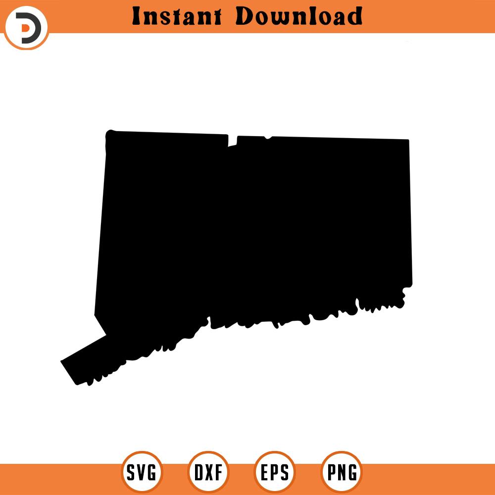 Connecticut SVG, State svg, United States, Shape, svg, png, | Inspire ...