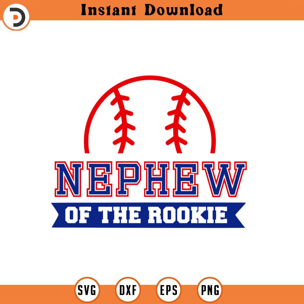 Custom Order Nephew of the Rookie Baseball Birthday SVG, Bir - Inspire ...
