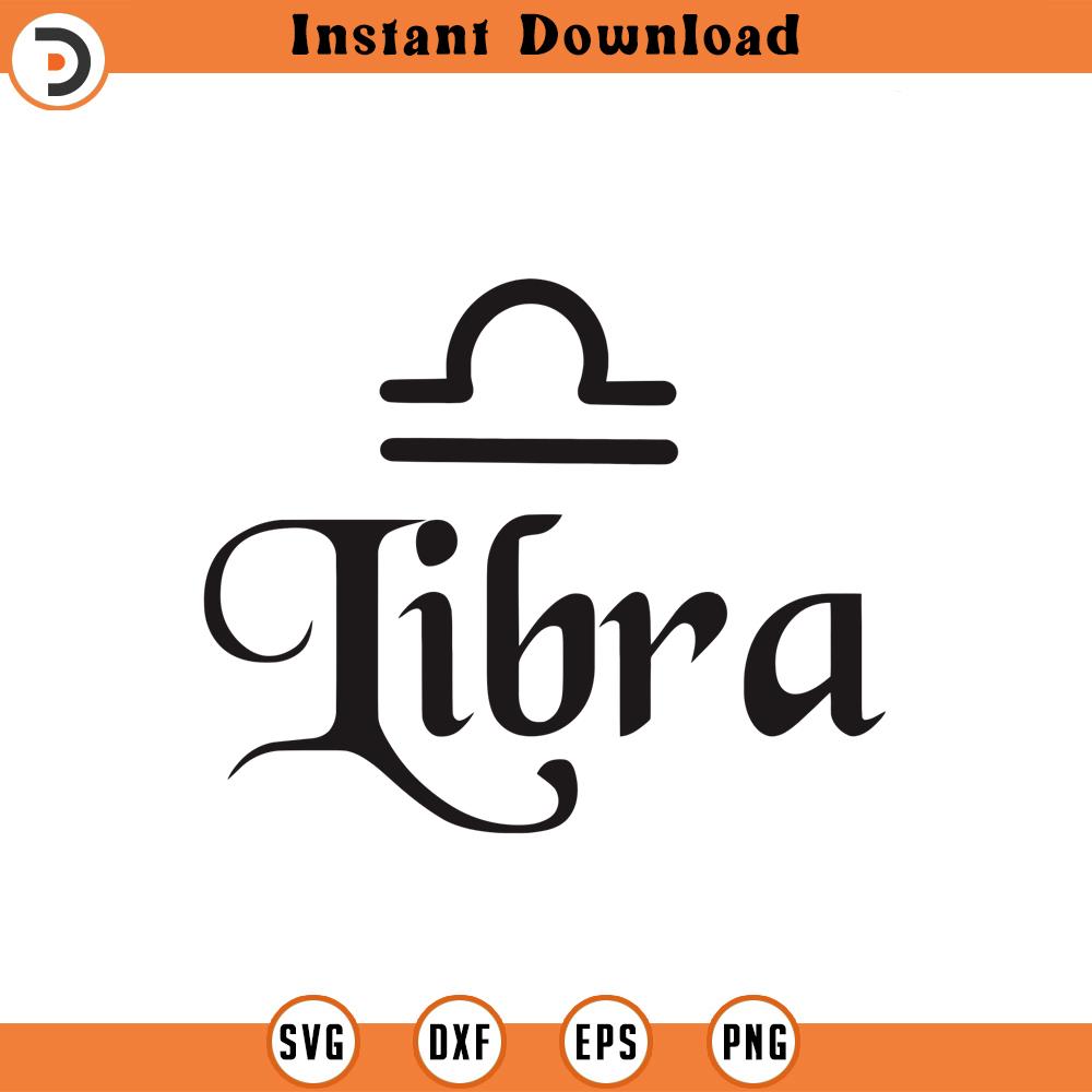 Libra SVG, Libra Zodiac Svg, Zodiac Signs SVG, Astrology Sig | Inspire ...