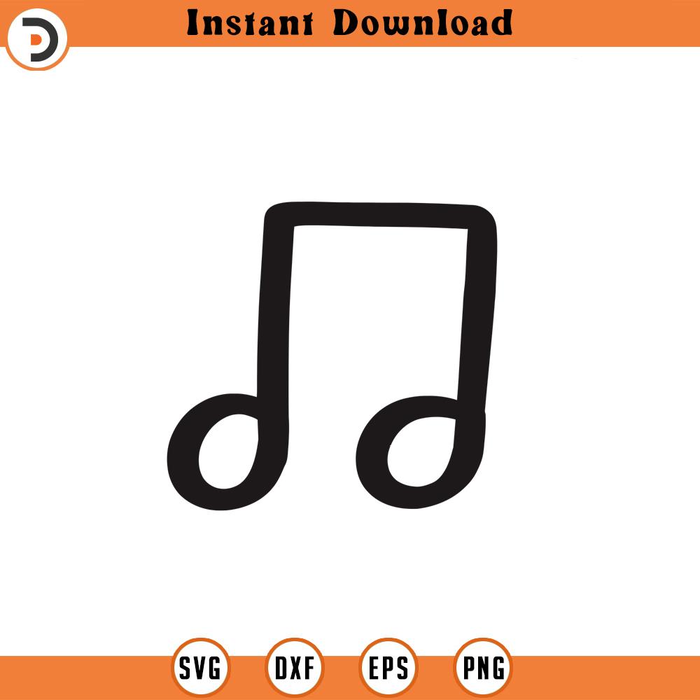 Musical Note SVG, Music Icon svg, Beamed Music Icon, Music N | Inspire ...