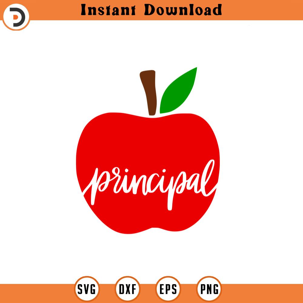 Principal SVG, School Principal SVG, Apple SVG, Back to scho | Inspire ...