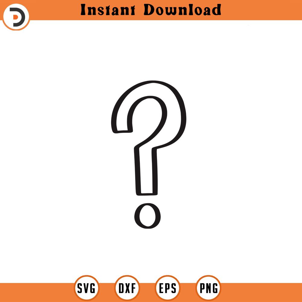 Question Mark SVG, Punctuations SVG, Question Mark SVG, Ques | Inspire ...