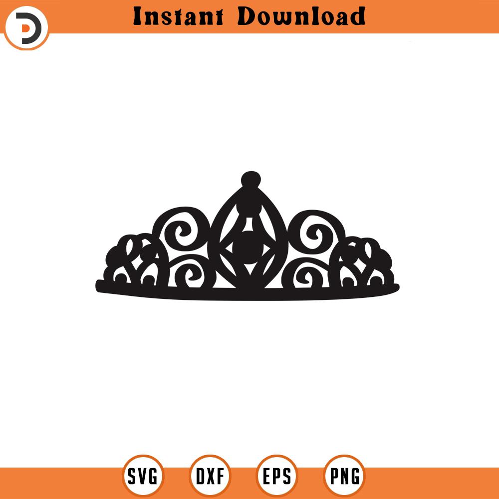 Tiara SVG, Crown svg, Queen Crown svg, Princess Tiara svg, T | Inspire ...