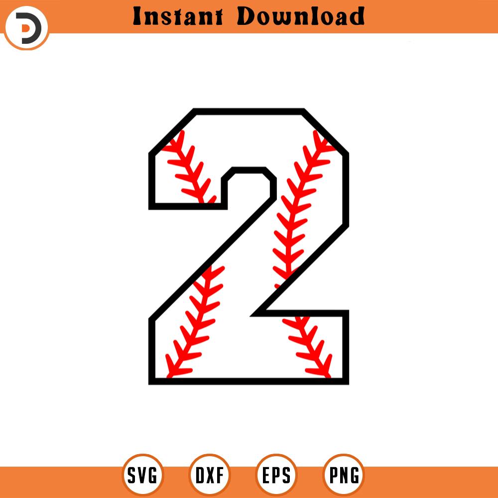 number two svg - Inspire Uplift