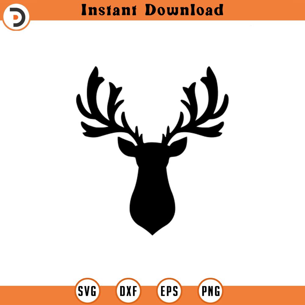 Deer Svg, Reindeer Svg, Merry Christmas Svg, Antler Svg Cut | Inspire ...