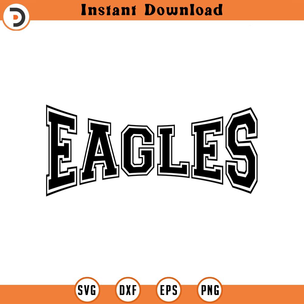 Eagles Svg, Go Eagles Team Svg, Run Eagles Svg, College Jers | Inspire ...
