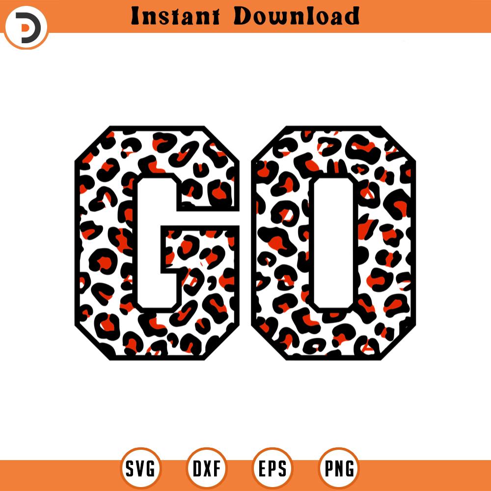 Go Svg, Go Leopard Print Svg, Cheerleader Svg, Cheer Mom T-S | Inspire ...