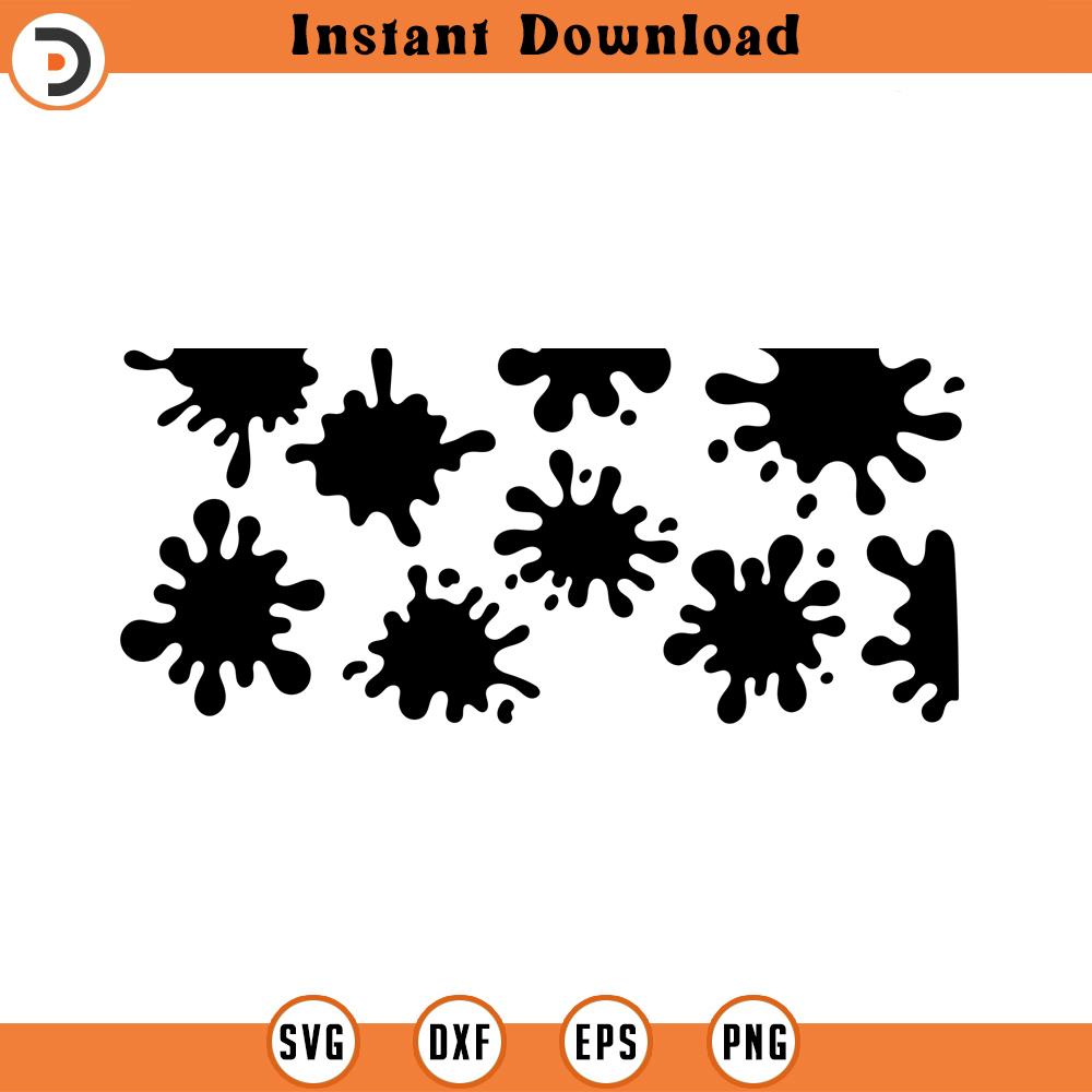 Paint Splatter SVG Paint BRUSHES SVG Paint brushes cut files | Inspire ...