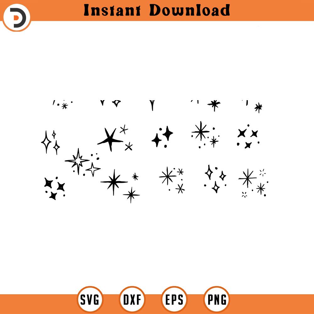 Sparkles Bundle svg, Sparkle svg, Stars svg, Sparkle Cut Fil | Inspire Uplift