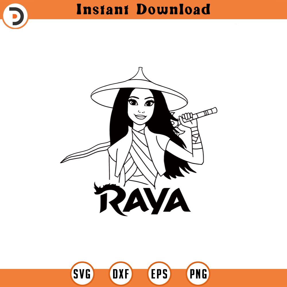 Raya and the last dragon SVG Raya princess png clipart , cut | Inspire ...