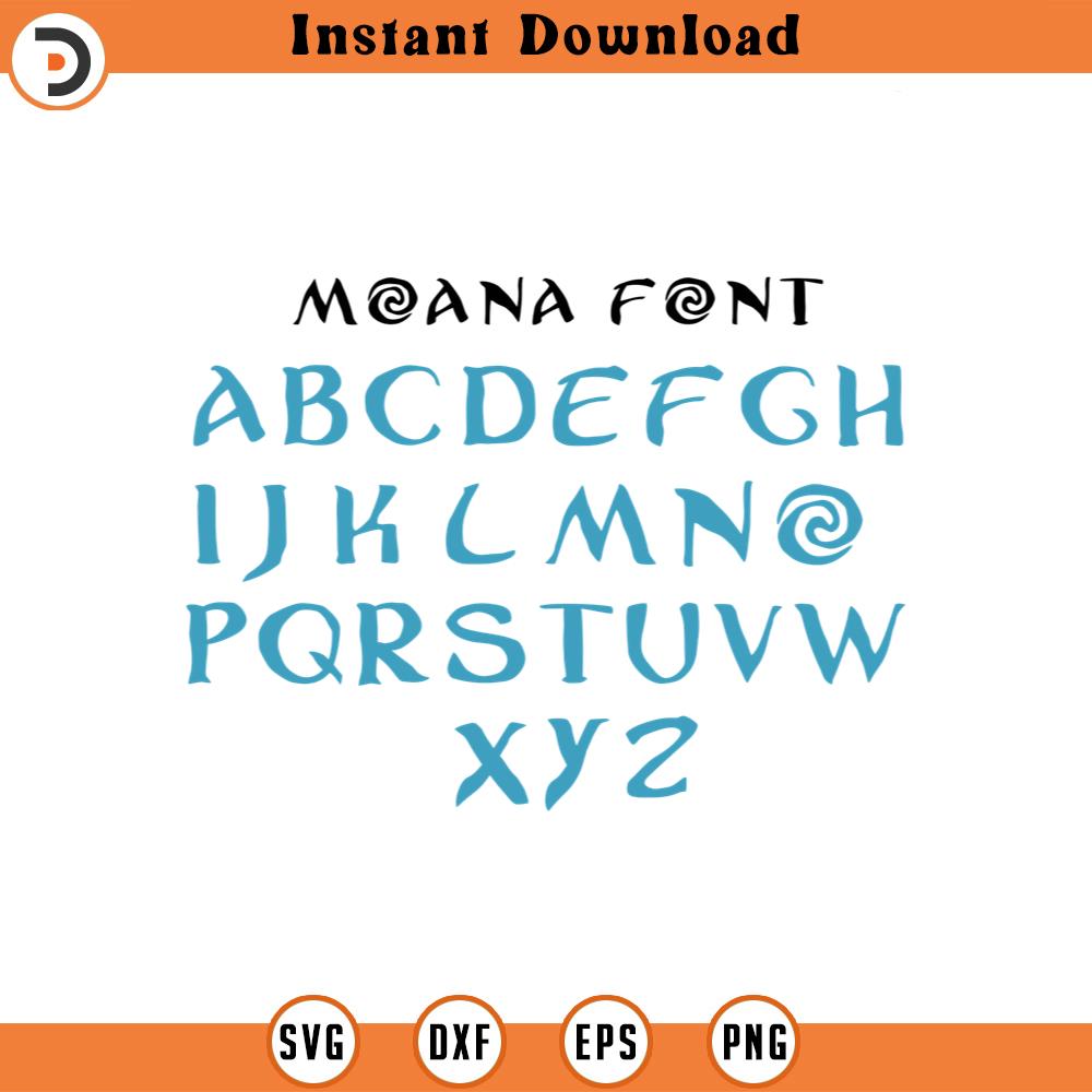 moana font svg, moana font cricut, moana font, moana svg | Inspire Uplift