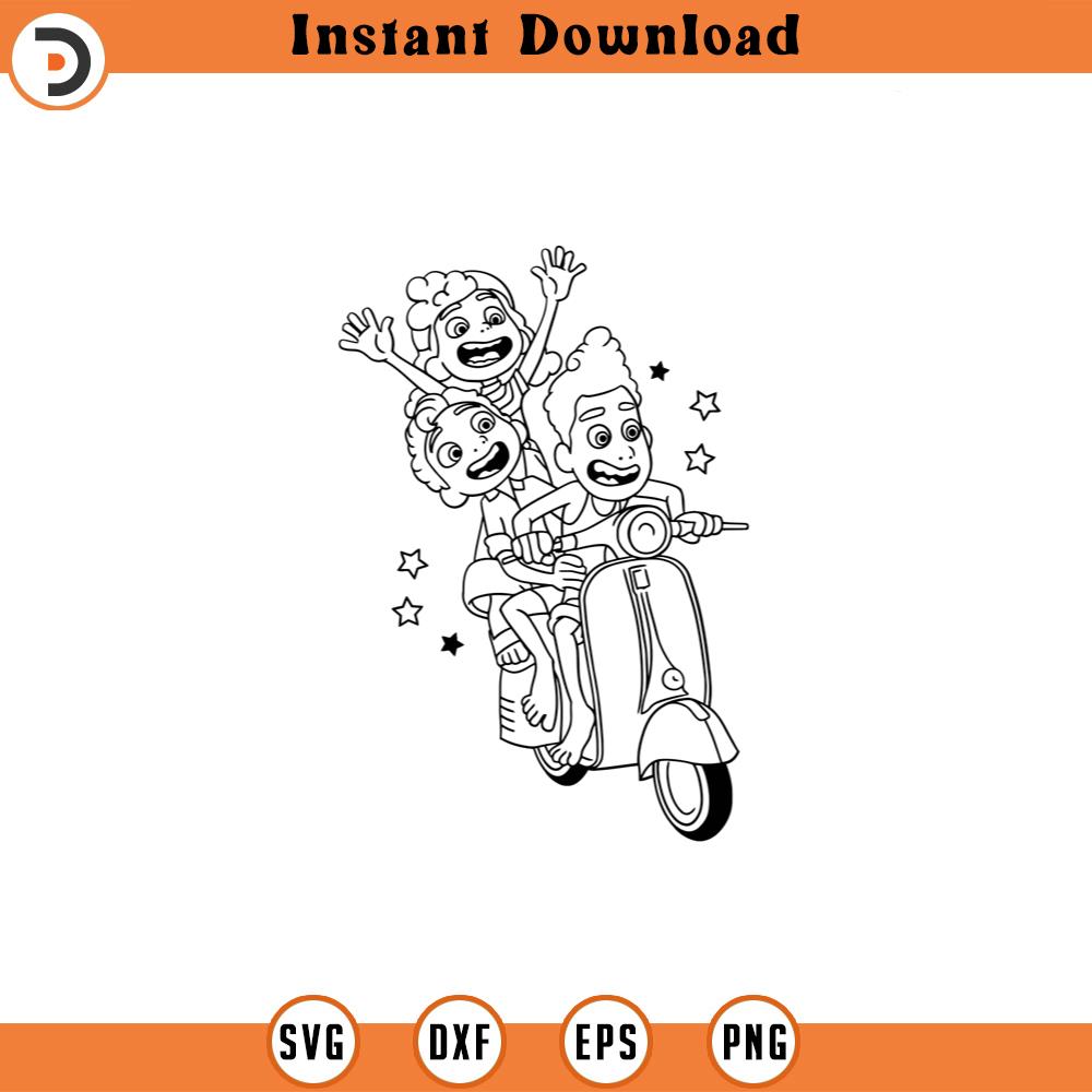 Luca SVG alberto png clipart cricut , cut file outline silho | Inspire ...