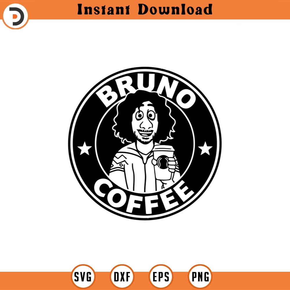 Charm SVG Bruno Coffee png clipart , cut file layered by col | Inspire ...