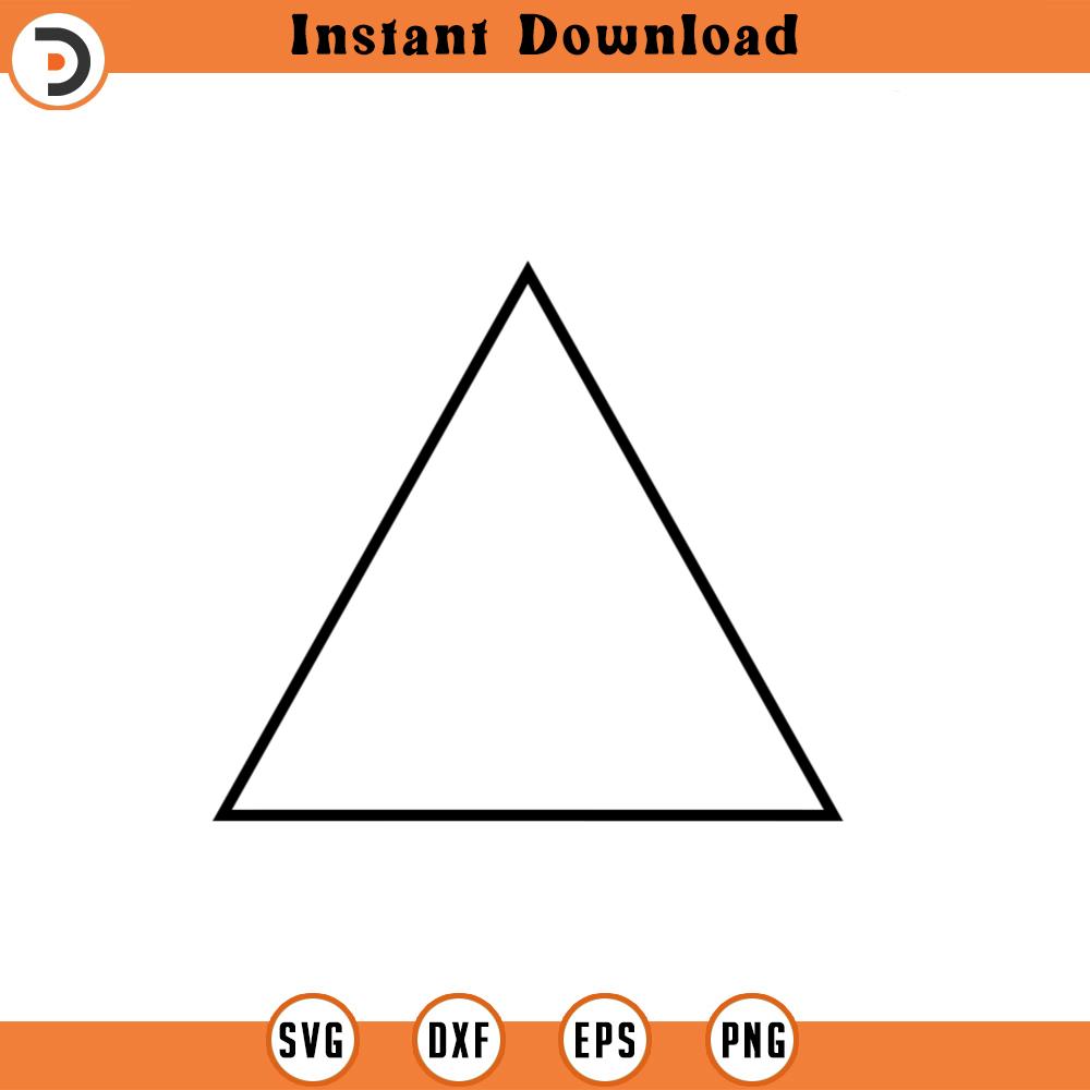 Triangle Outline svg, shapes SVG, svg, png, dxf, jpeg, Digit | Inspire ...