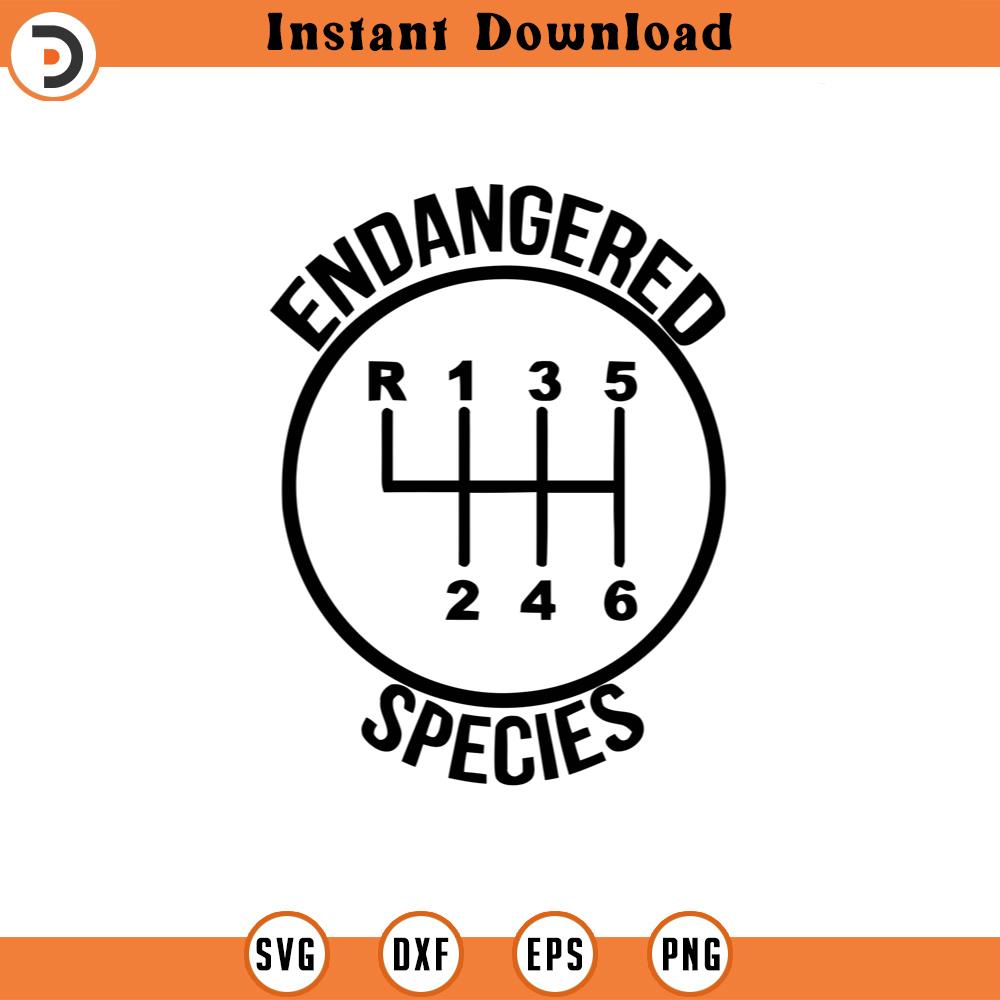 Endangered Species, Manual Box, Stick Shift Svg Dxf Png Eps | Inspire ...