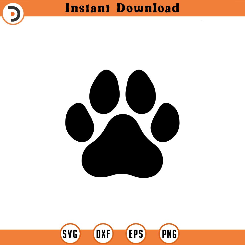 Dog Paw Print Svg, Dog Paw SVG, Dog Svg, Paw Svg, Animal Paw | Inspire ...