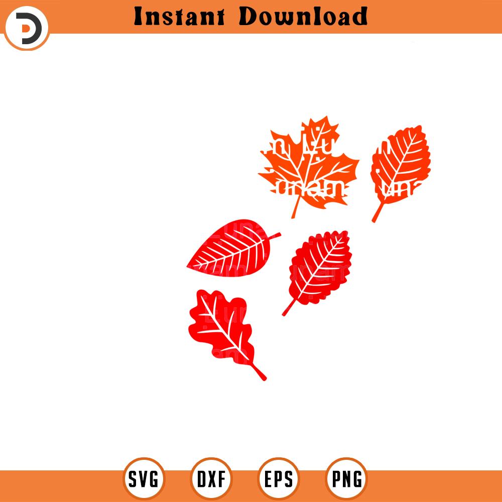 Fall Leaves Svg, Fall svg, Fall leaf svg bundle, Fall png, d | Inspire ...