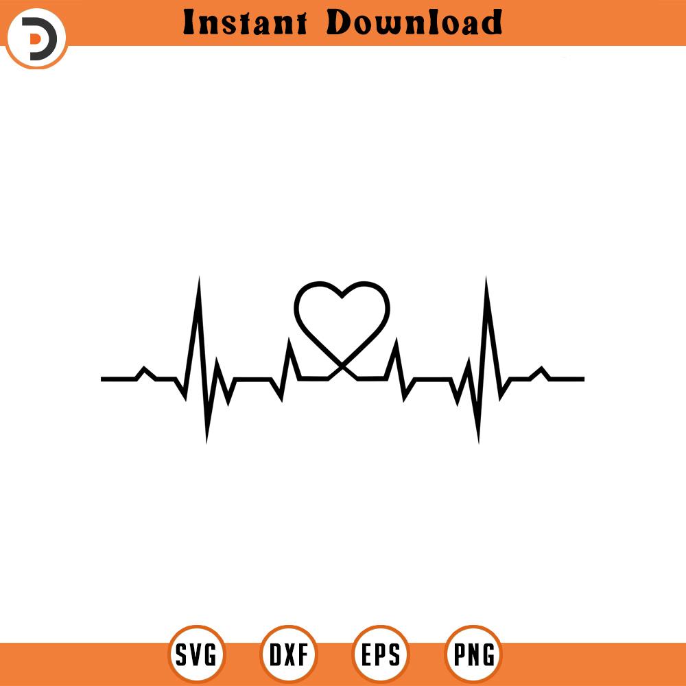 Ekg Svg | Inspire Uplift