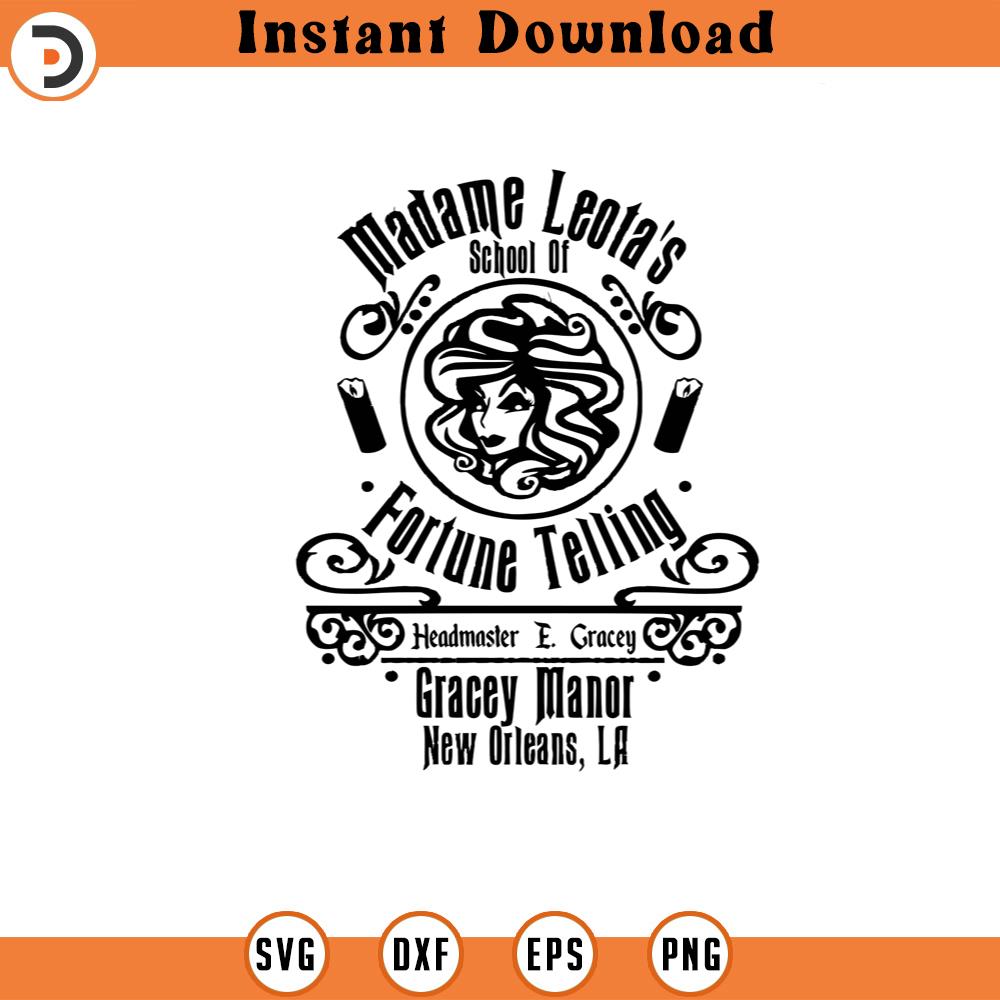 Madame Leota's Forture Telling SVG Silhouette, Cricut File | Inspire Uplift