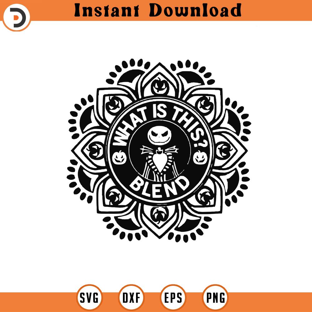 What is this, Blend, SVG Silhouette, Cricut File | Inspire Uplift