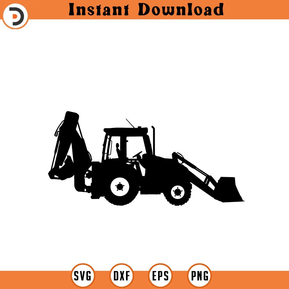 Backhoe Svg File | Inspire Uplift