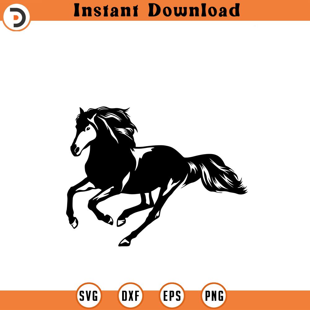 Horse SVG file Silhouette 1 horse SVG ho | Inspire Uplift
