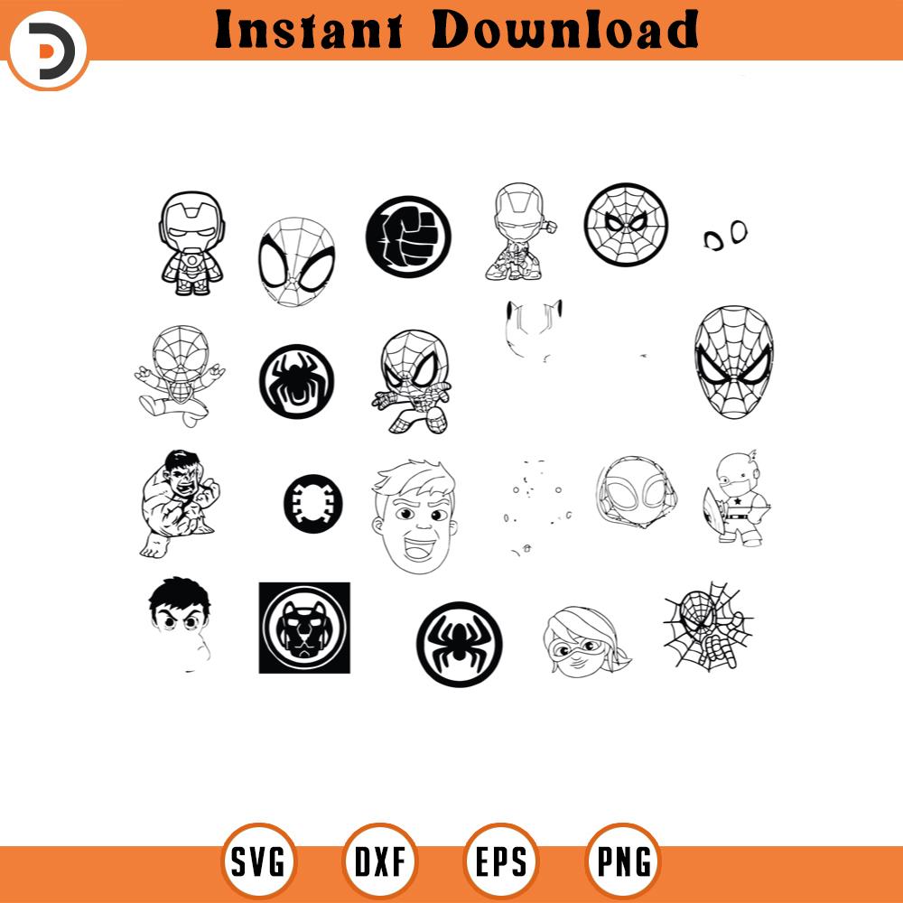 Spidey And His Amazing Friends Svgs | Inspire Uplift