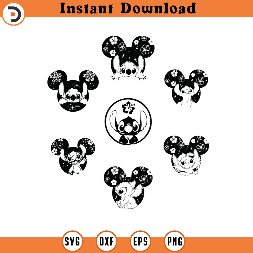 Stitch Ears SVG Stitch SVG Lilo & Stitch S | Inspire Uplift