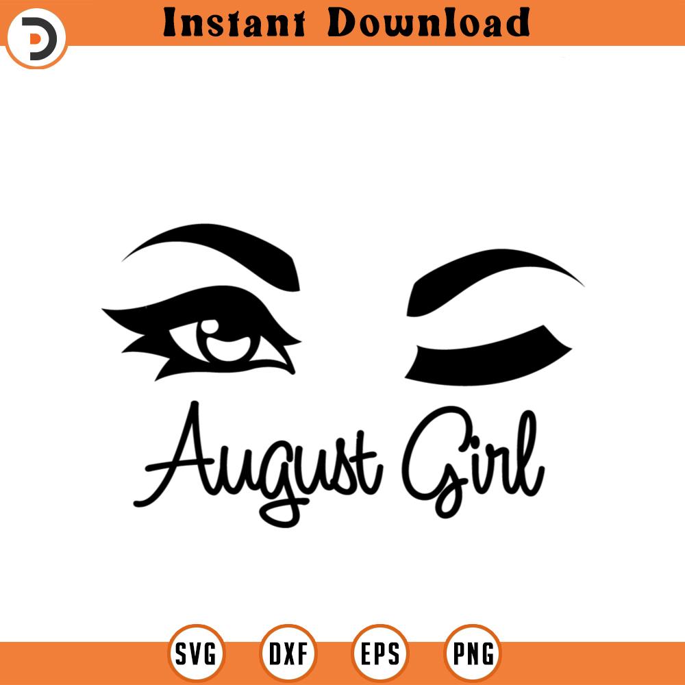 August Girl zodiac sign horoscope svg astrology PNG | Inspire Uplift