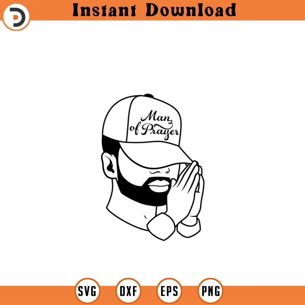 Man Of Prayer 2 african american svg blackyythkg PNG | Inspire Uplift