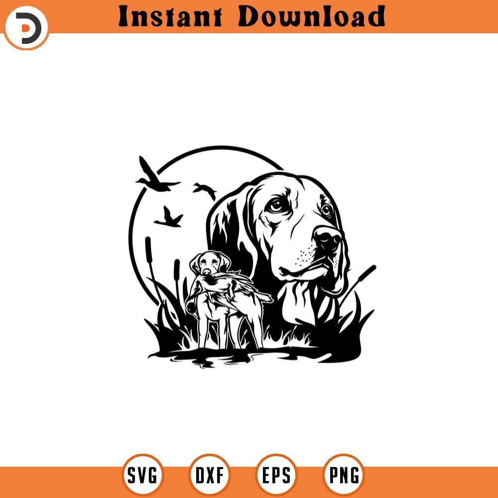 Hunting Dog Svg | Inspire Uplift