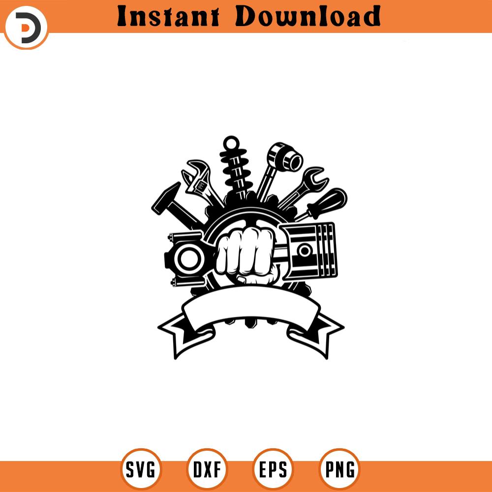 Mechanic Svg Automotive Svg Mechanic Tools | Inspire Uplift